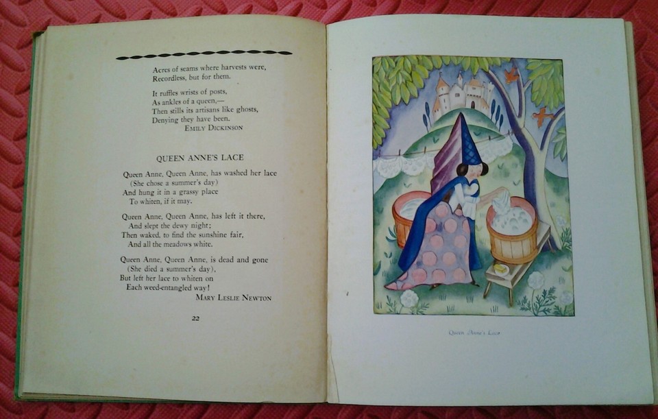 Fireside Poems by Veronica Hutchinson 1930 Color Plates by Lois Lenski ...