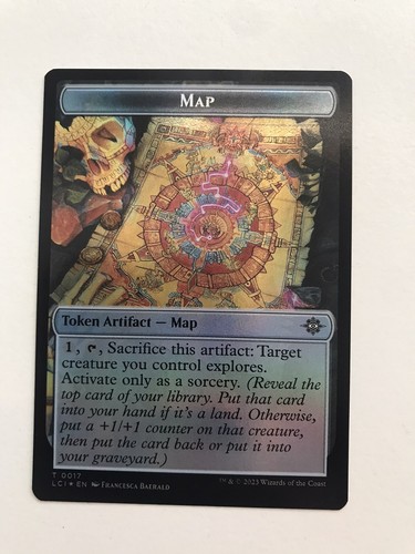 Map / Skeleton Pirate Token Foil MTG Magic the Gathering Card NM Near ...