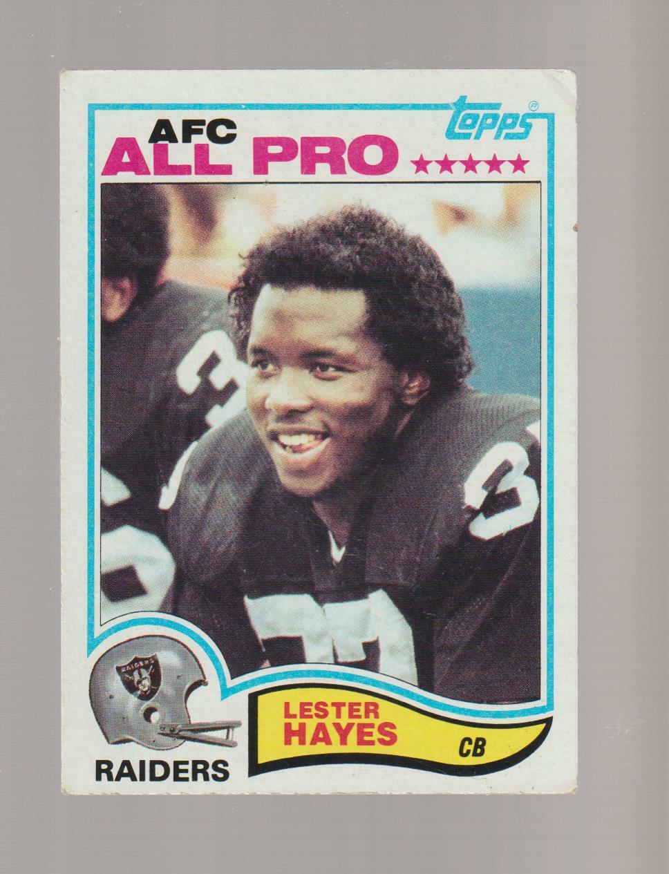 1982 Topps #189 Lester Hayes card, Oakland Raiders All-Pro | eBay