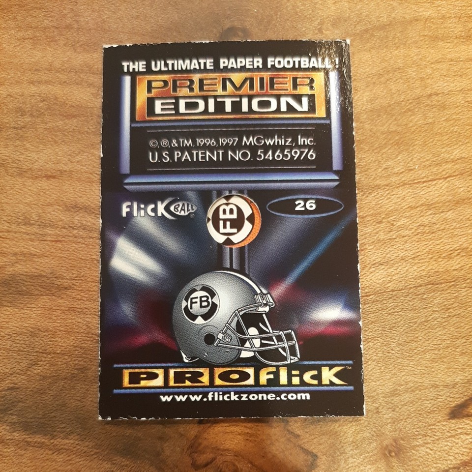1997 PROflick FlickBall Foil Steve McNair #26 | eBay