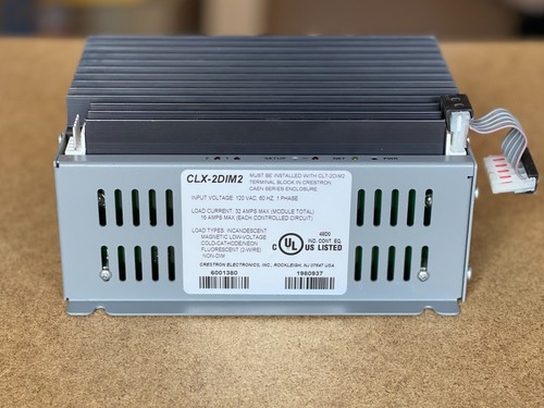 Crestron CLX-2DIM2 - 2 Channel Dimmer Module - Good Working Order ...