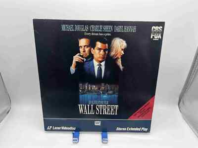 "Wall Street" Extended Play Laserdisc LD - Micahel Douglas | eBay