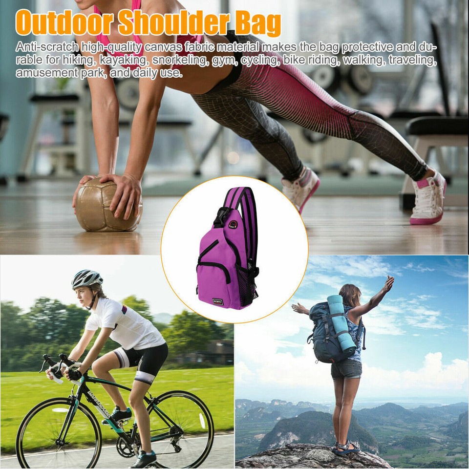 1PCS Waterproof Chest Pack Outdoor Travel Shoulder Sling Backpack ...