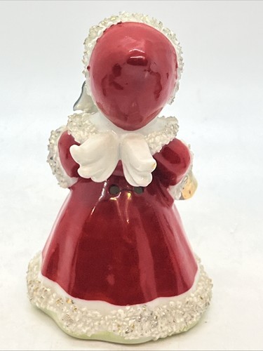 VTG LEFTON JAPAN CHRISTMAS ANGEL BELL, SPAGHETTI TRIM HOLDING TREE AND ...