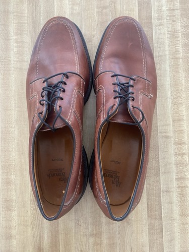 ALLEN EDMONDS Men’s Wilbert Leather Shoe SIZE 12 D Width Brown | eBay