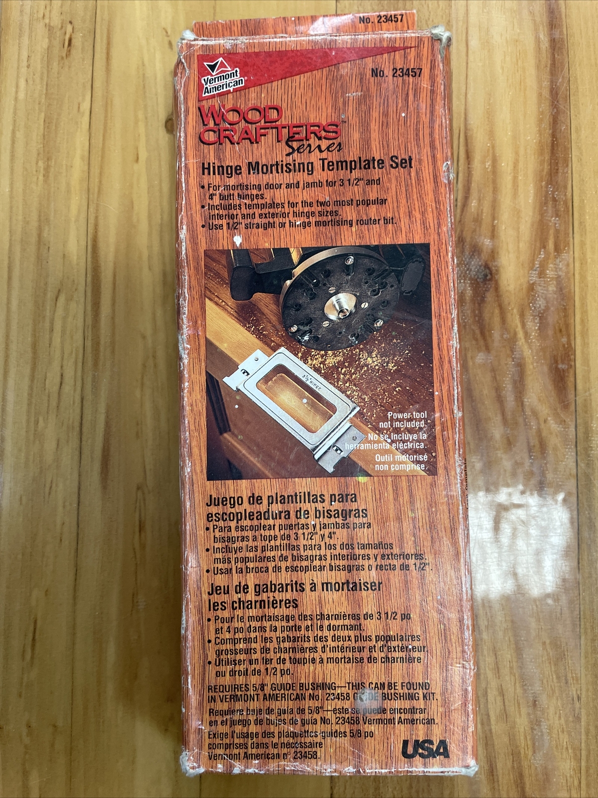 DOOR HINGE INSTALLATION TEMPLATES MORTISING 3 1/2" & 4" Vermont ...