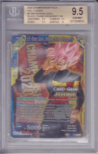 2020 DBS P-206 SS Rosé Goku Black Divine Prosperity Judge Pack BGS 9.5 | eBay