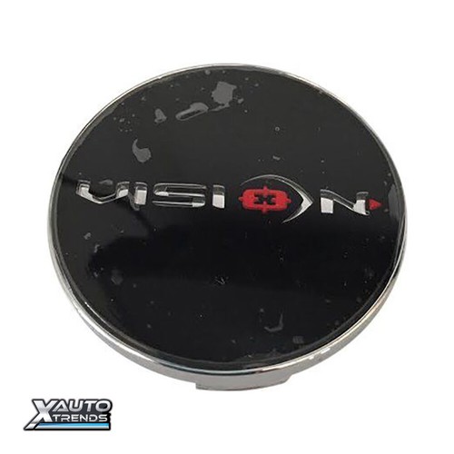 Vision Wheels 467 Mantis Gloss Black Snap In Cap C467 C467GB LG1408-09 ...