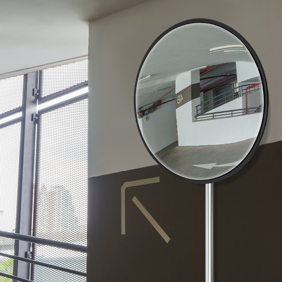 18" Round Corner Convex Mirror Security Safety Outdoor Driveway Garage ...