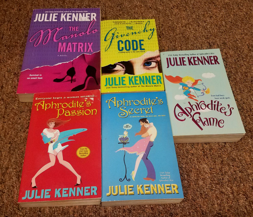 Lot of 5 Paranormal romance books By JULIE KENNER SERIES: APHRODITE'S ...