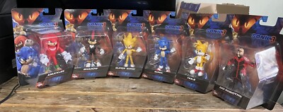 Sonic The Hedgehog 3 Movie Set SHADOW SONIC ROBOTNIK TAILS Figure Toy ...