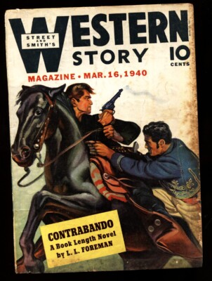 PULP: Western Story 3/16/1940-Robert Stanley cover art-Pulp Magazine-vg ...