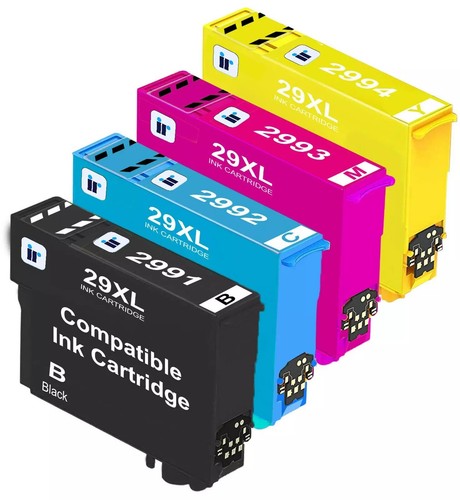 29XL CMYK Ink Cartridge Compatible Fits for Epson Expression XP-245 XP ...