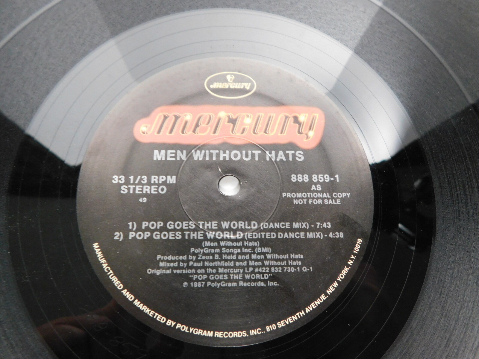 Men Without Hats – Pop Goes The World 12" Single 1987 888 859-1 | eBay