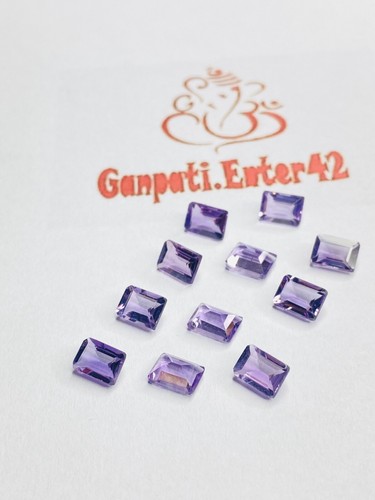 Natural Pink Amethyst Faceted Octagon Cut 10x8 MM 1 Pcs Lot Loose ...