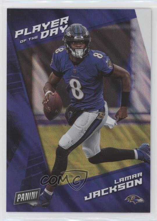 2021 Panini Player of the Day Silver Lamar Jackson #8 | eBay
