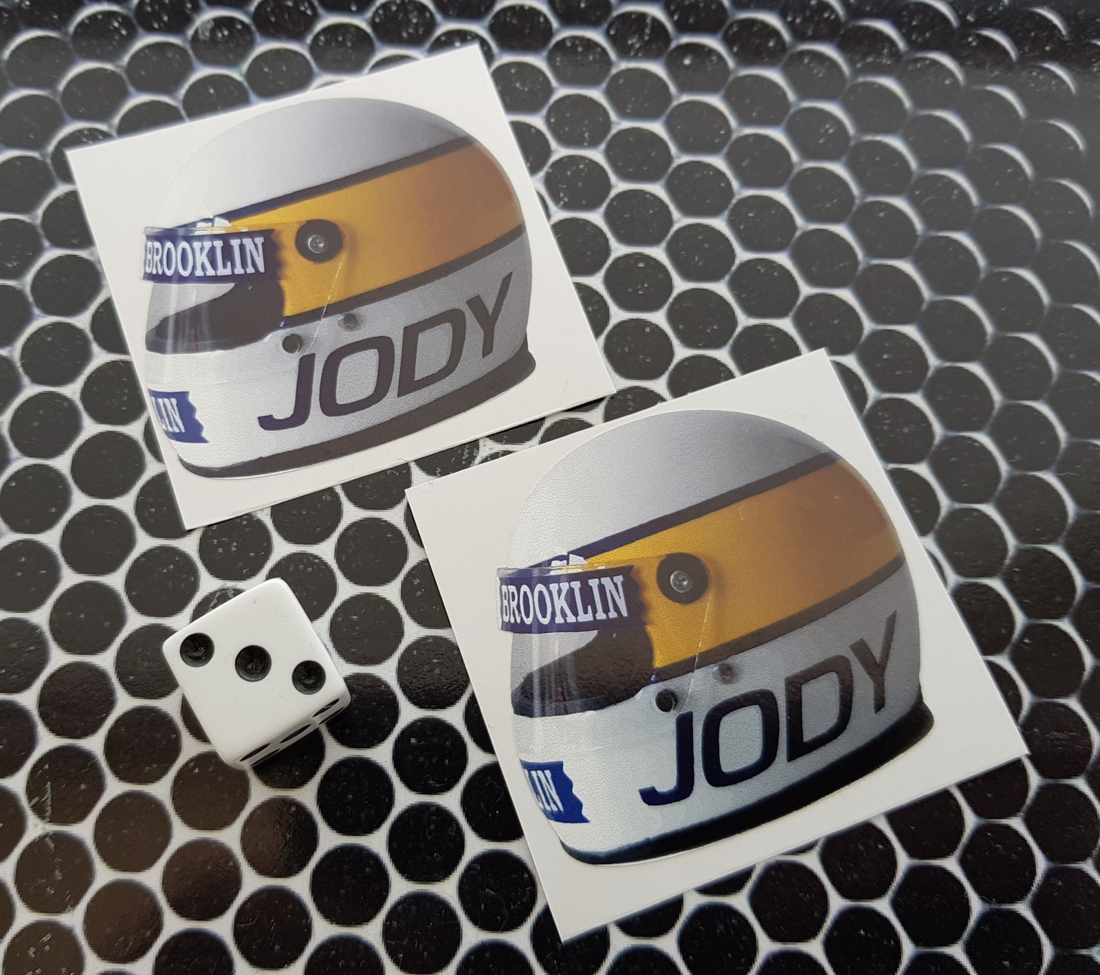 x 2 jody scheckter Helmet stickers Formula 1 F1 | eBay UK
