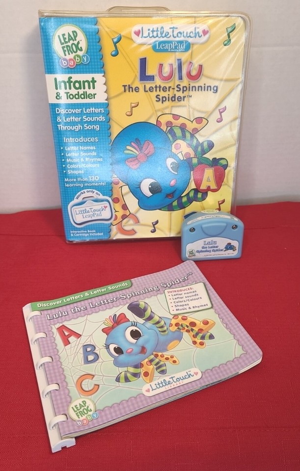 Leap Frog Little Touch Leap Pad Lulu The Letter Spinning Spider Infant ...