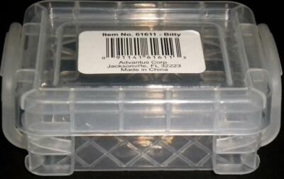 Super Stacker 3" x 2.5" x 1.25" Bitty Clear Box Locking Lid Cropper ...