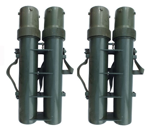 Army Metal 81mm Mortar Ammunition Tin Surplus Storage Box Or Tubes ...