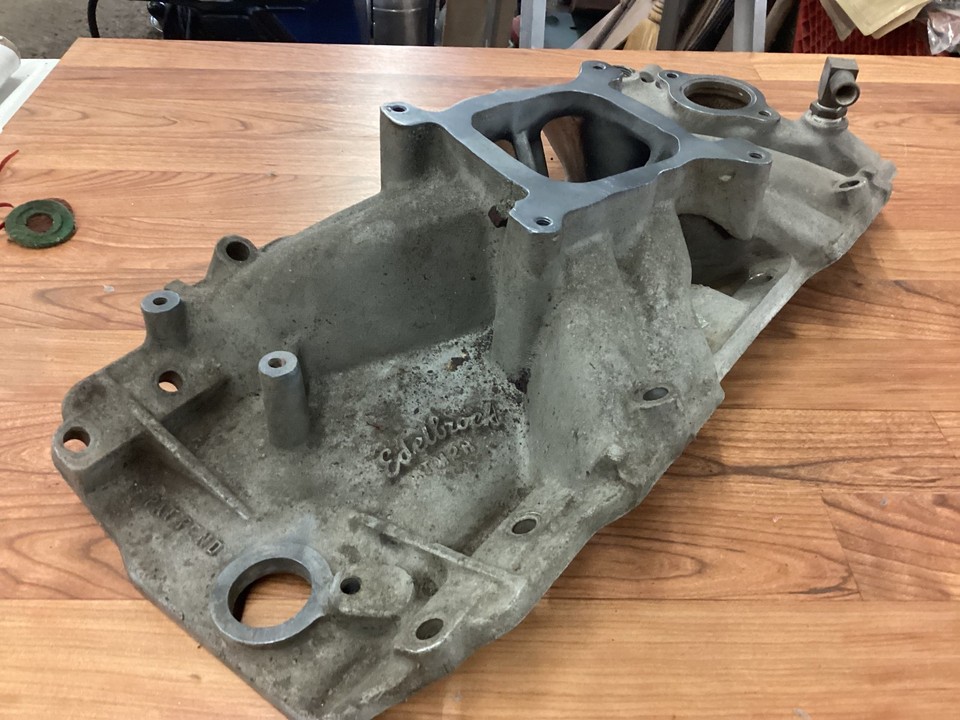 Vintage Edelbrock TM2R Aluminum Intake Manifold Big Block Chevy 2695 | eBay