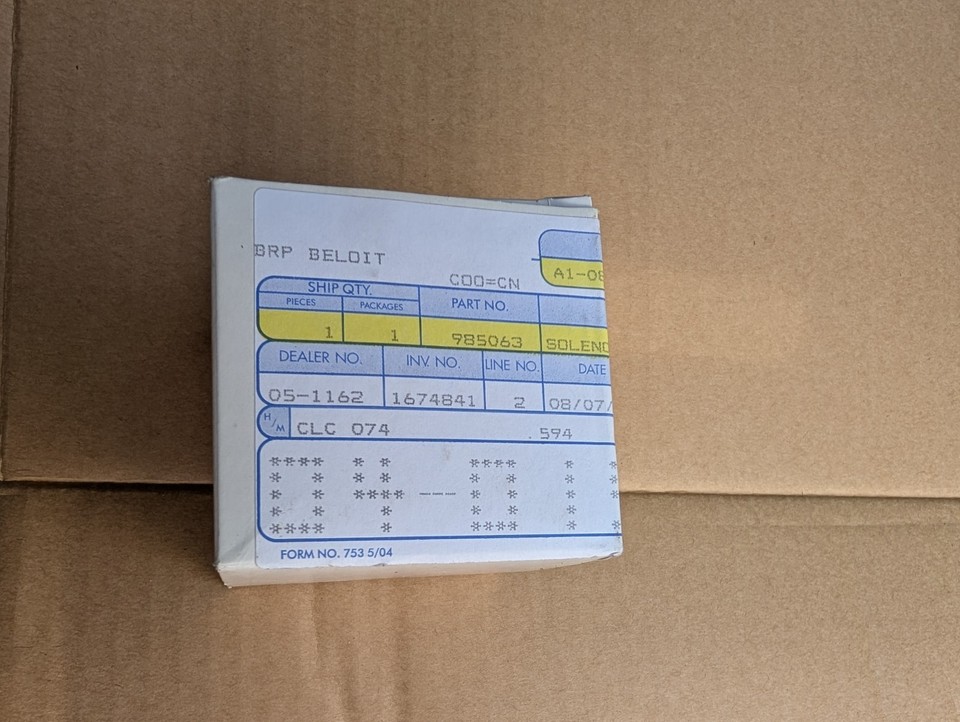 NEW OEM OMC 985063 Starter Solenoid BRP Johnson Evinrude Bombardier ...