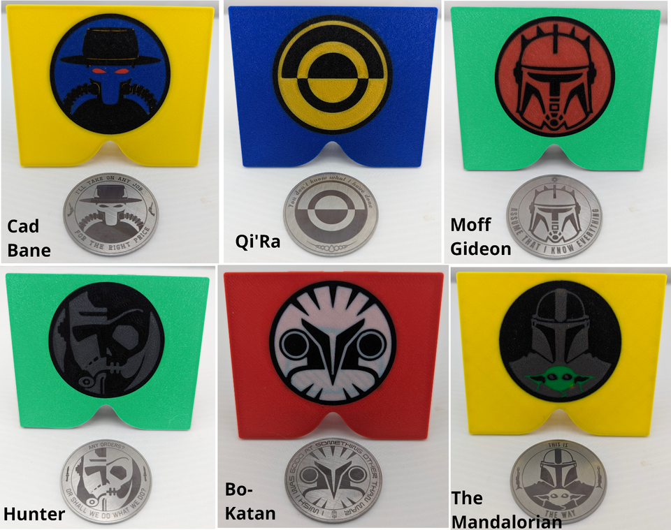 Star Wars Unlimited Token Set with perfect fit token holder, premium ...