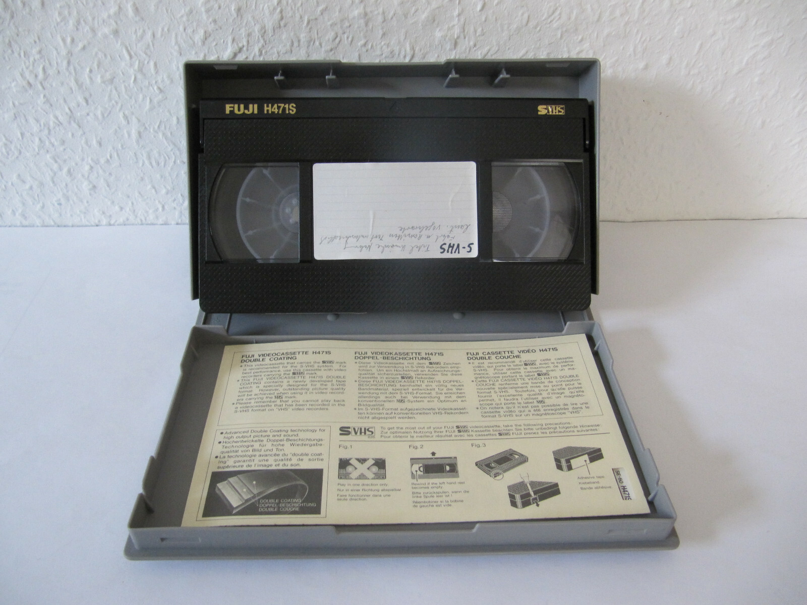 FUJI VHS VIDEO CASSETTE H471S SE-60 | eBay