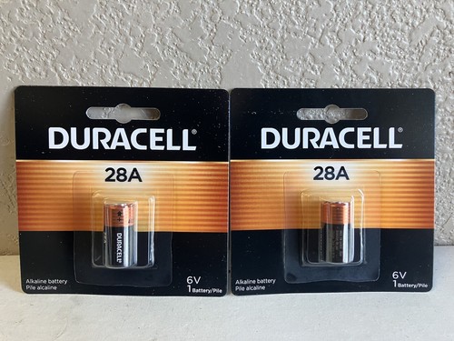 2 Duracell 28A Alkaline 6V Batteries (A544 4LR44 PX28A) | eBay