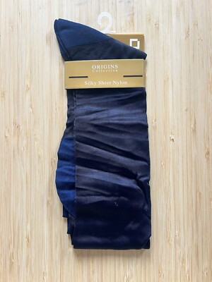 Men’s Origins Collection Nylon Sheer Socks. Navy. Plain. OtC. UK 7-12 ...
