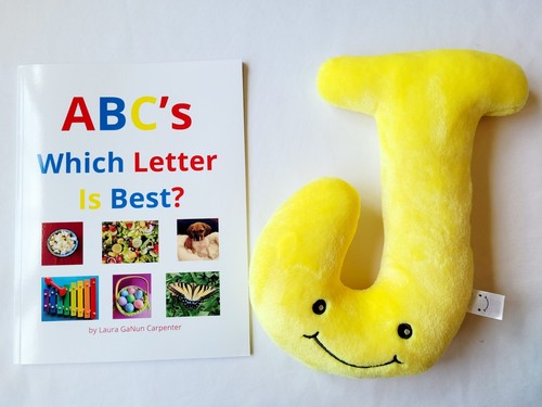 NEW ABC Book & Stuffed 11-inch Letter J - Alphapals Initial For Baby ...