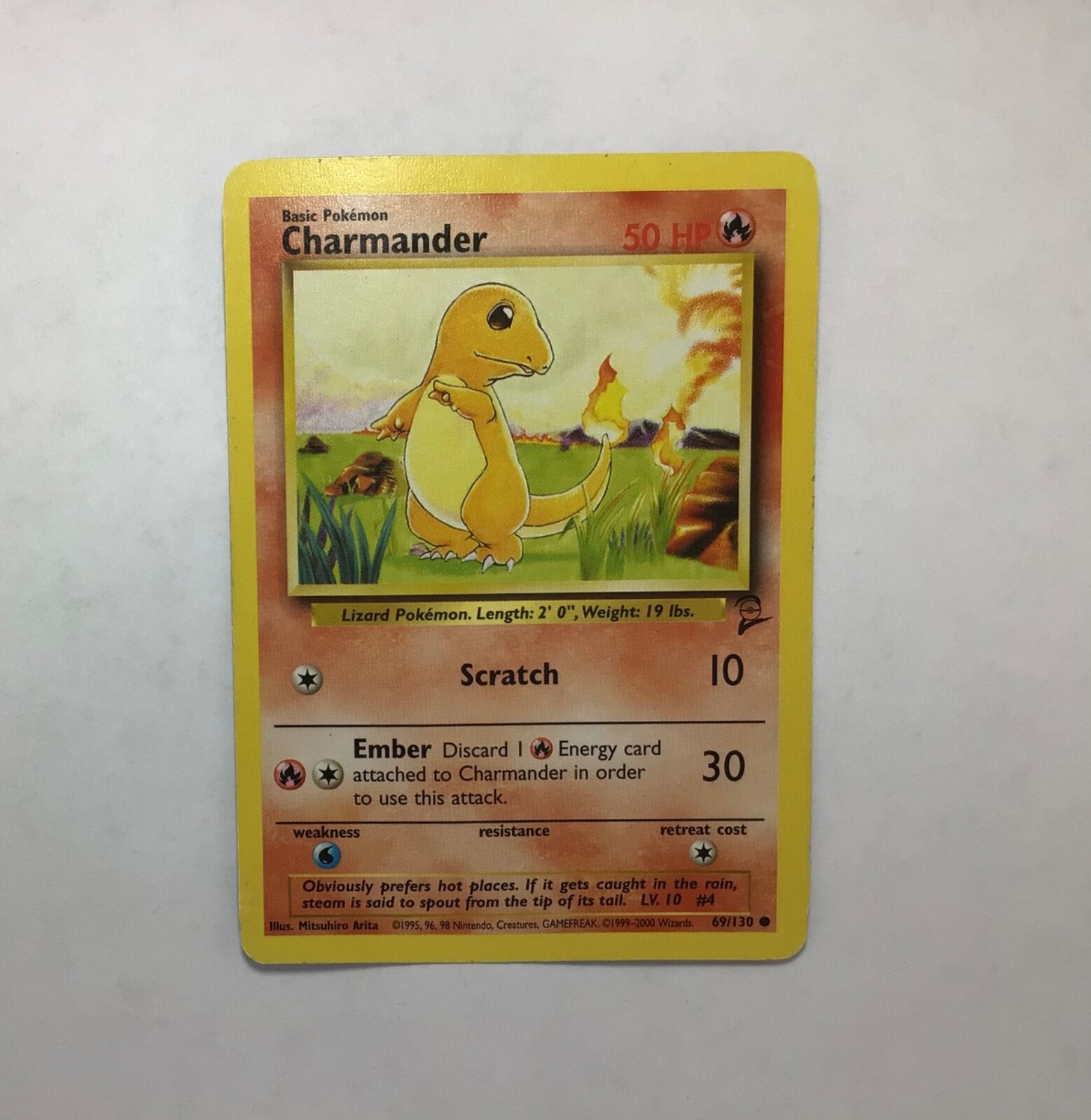 1995 Charmander Pokemon card, Mint Condition, Very Rare, Base Set 2 | eBay