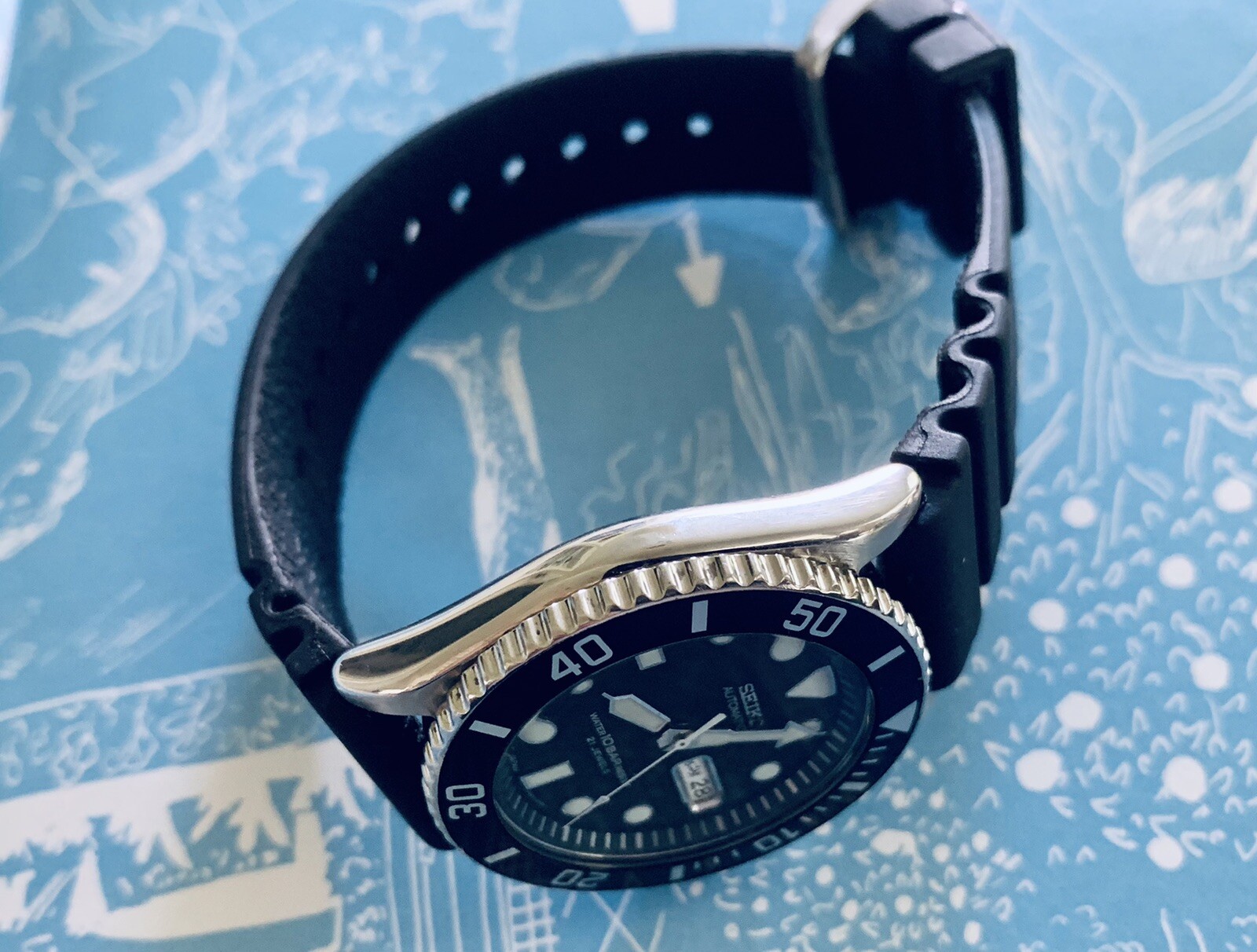 Seiko+Men%27s+Black+Watch+-+SKX031J for sale online | eBay