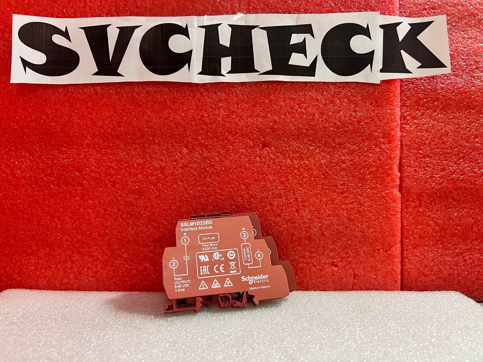 Schneider+SSLM1D23BD+1+Phase+DIN+Rail+3a+5x20+Interface+Module+Solid ...