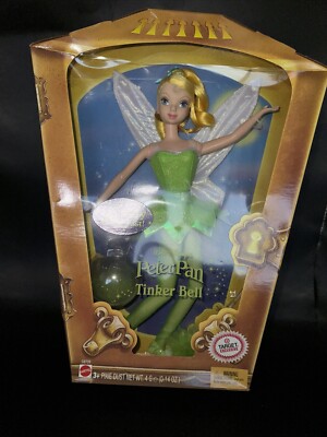 Walt Disney's 2004 Peter Pan Tinkerbell Doll with Pixie Dust & Wand ...
