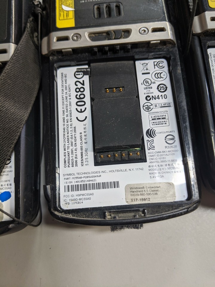 Lot of 8x Motorola MC55A0 MC55A0-P20SWQQA7WR Barcode Scanner | eBay