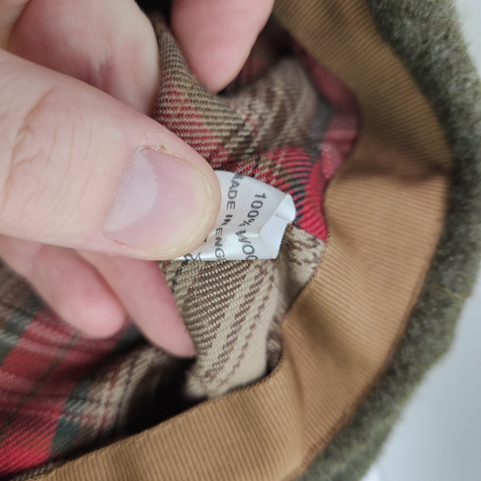 Olney Headwear Flat Cap Green Wool Size Small Retro Vintage | eBay UK