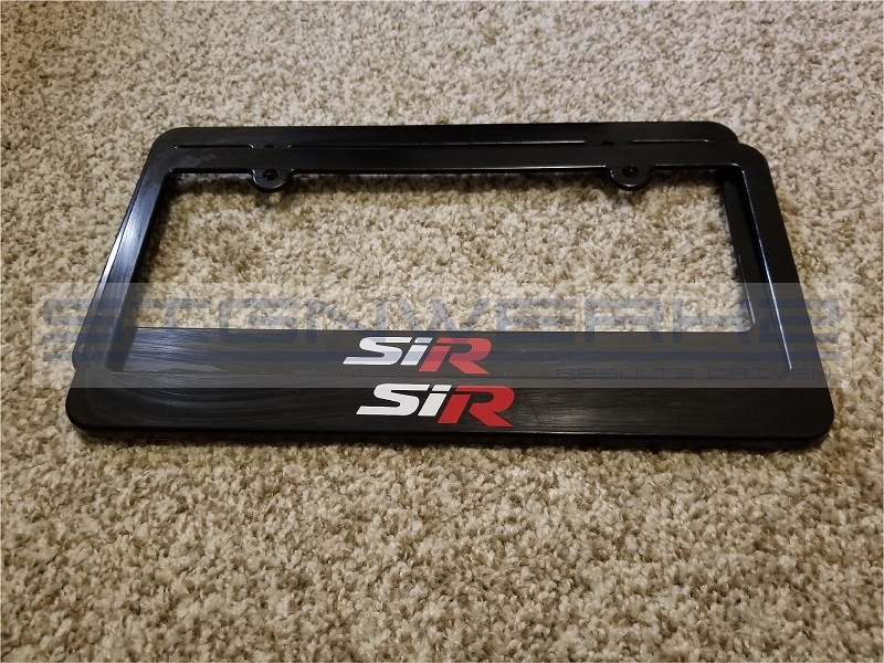 Honda Civic SIR License Plate Frame Racing JDM Japan Vtec turbo - Pair ...