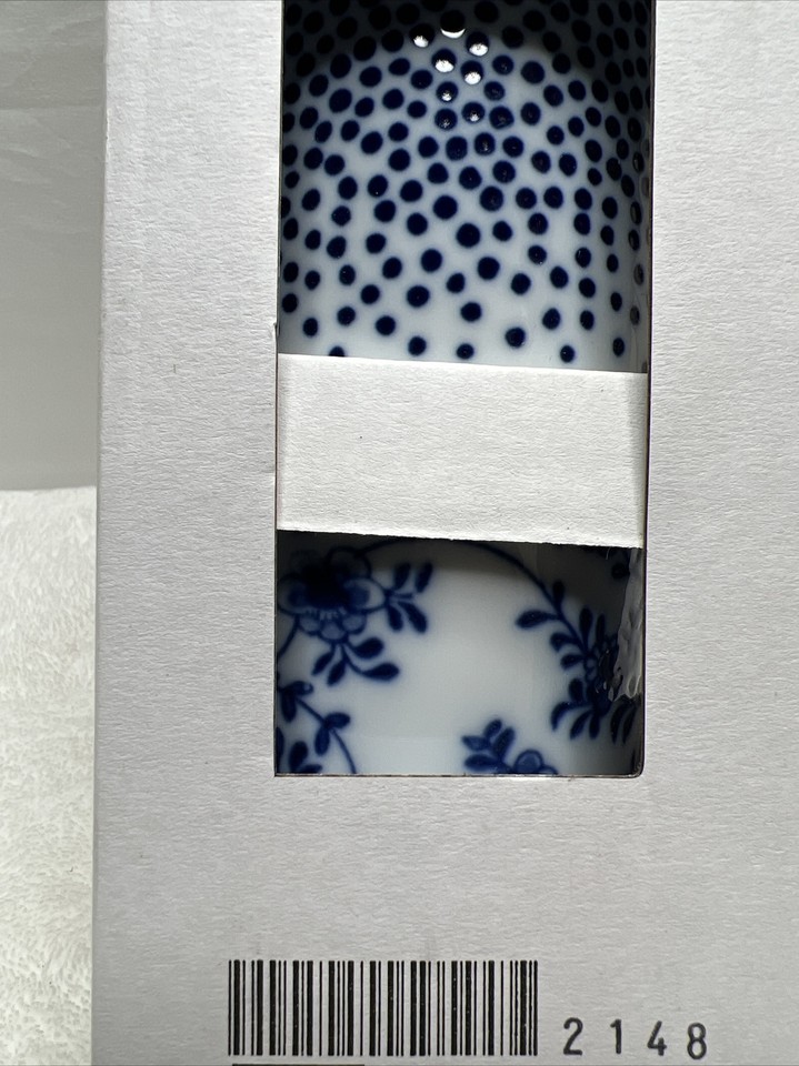 New IKEA ENTUSIASM Tumbler Patterned Blue White 4 Pack 7 oz 104.172.44 ...