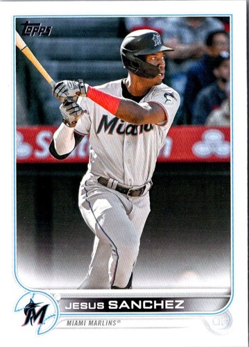 2022 Topps Update Jesus Sanchez #US197 Miami Marlins Baseball Card | eBay