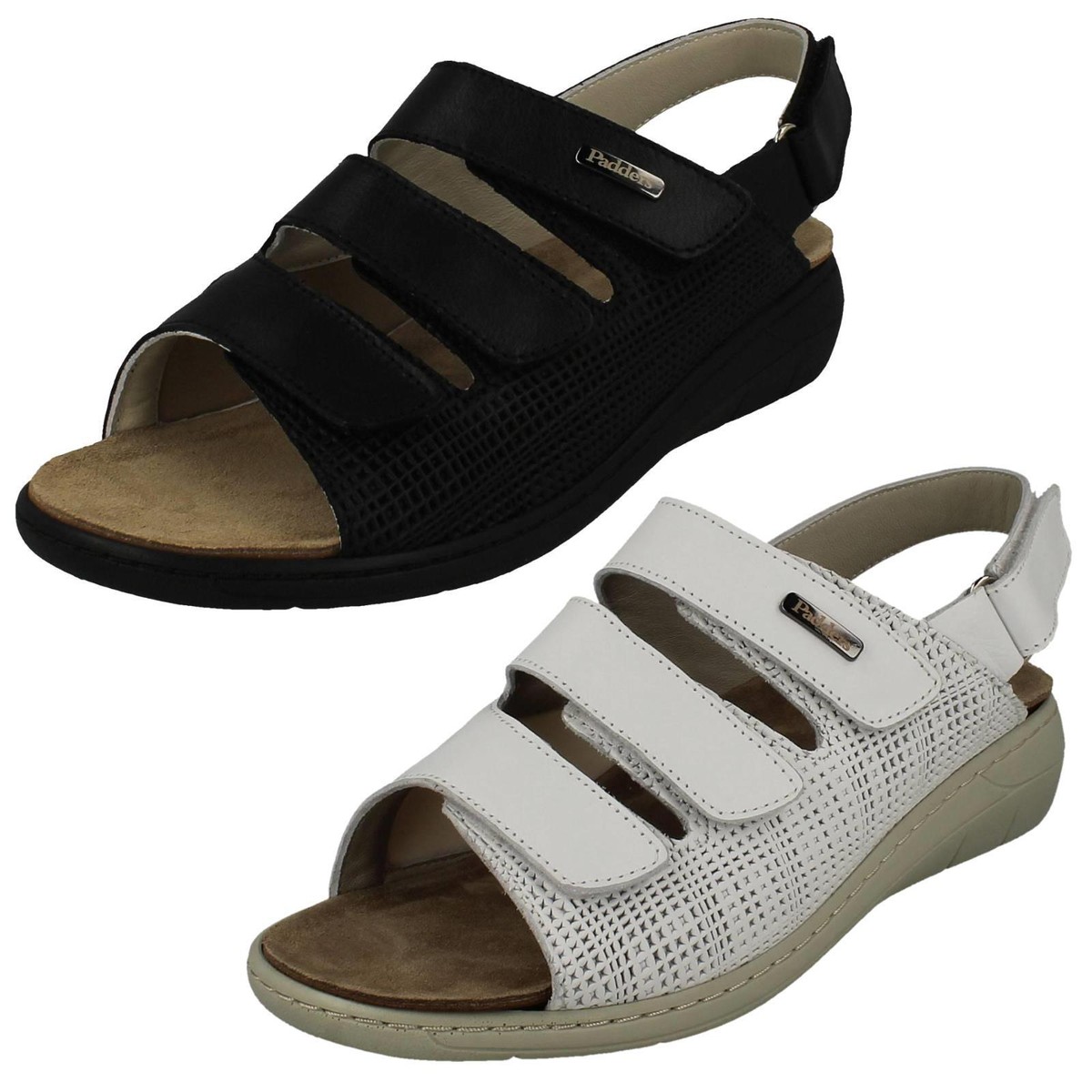 Padders Sandals For Women Padders Coastline Womens Beige Soft Leather