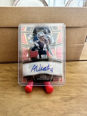 2022-2023 NFL Select Patriots Adam Vinatieri Red Prizm Auto /75 | eBay