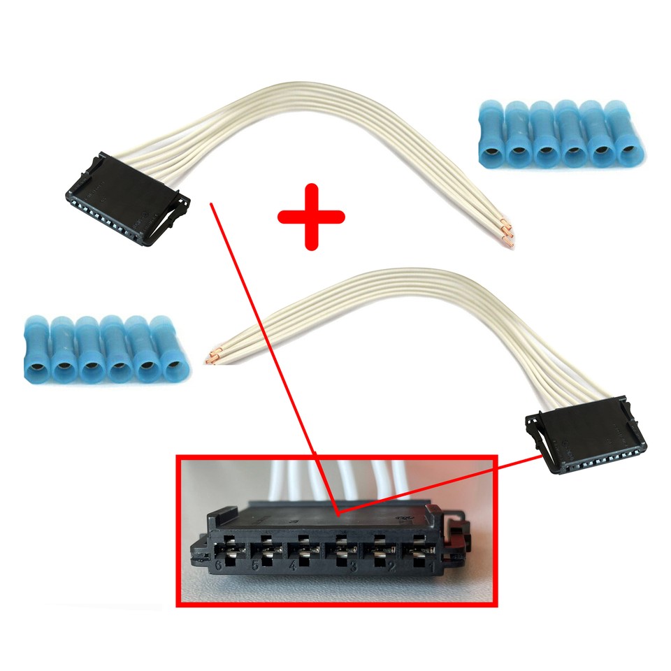 2 Connectique Feu Arriere Gauche Droit Prevu Mercedes Classe A W169 ...