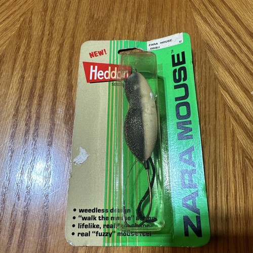 VINTAGE HEDDON ZARA MOUSE Weedless Topwater Lure X9850BLM NOS | eBay