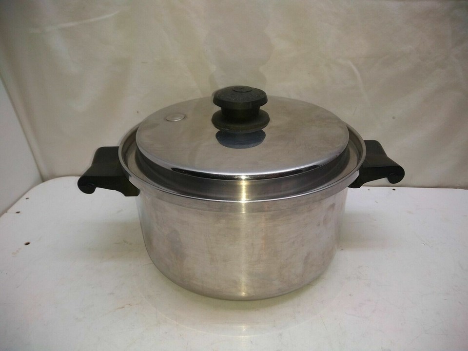 Saladmaster 4Qt Stockpot Multi-Ply Stainless Waterless Dutch Oven Fry Pan & Lid | eBay