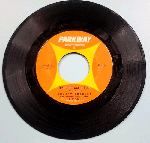 Chubby Checker Vinyl 45 RPM Record The Fly & That's The Way It Goes, P ...