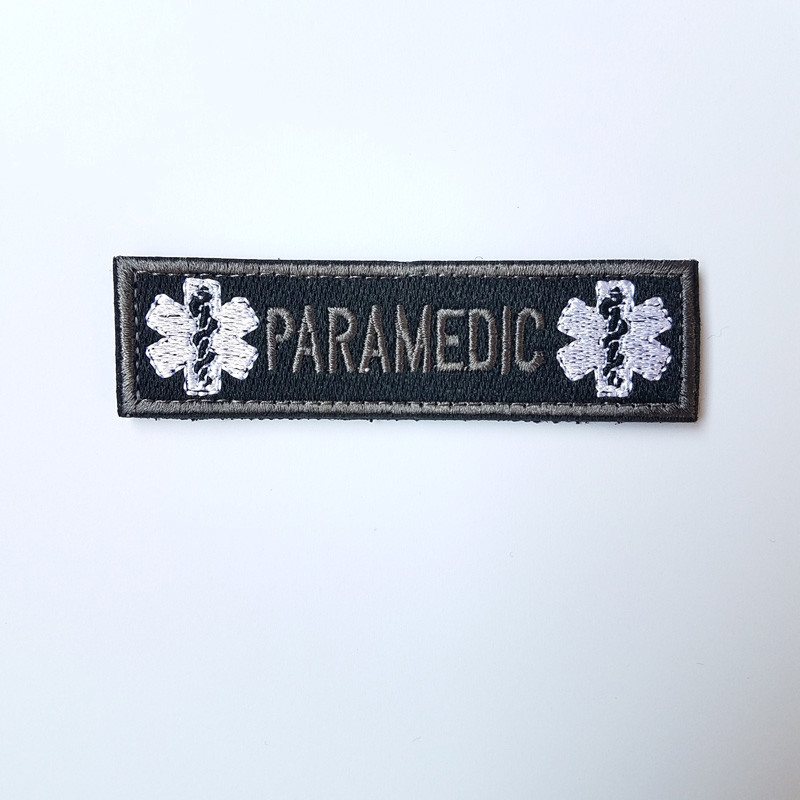 EMT Medic Paramedic Tab EMS Tactical MilitaryHook&Loop Patch Badge Acu ...