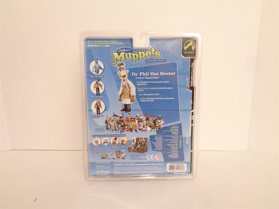 2004 Palisades Muppets Dr. Phil Van Neuter Action Figure MIP | eBay