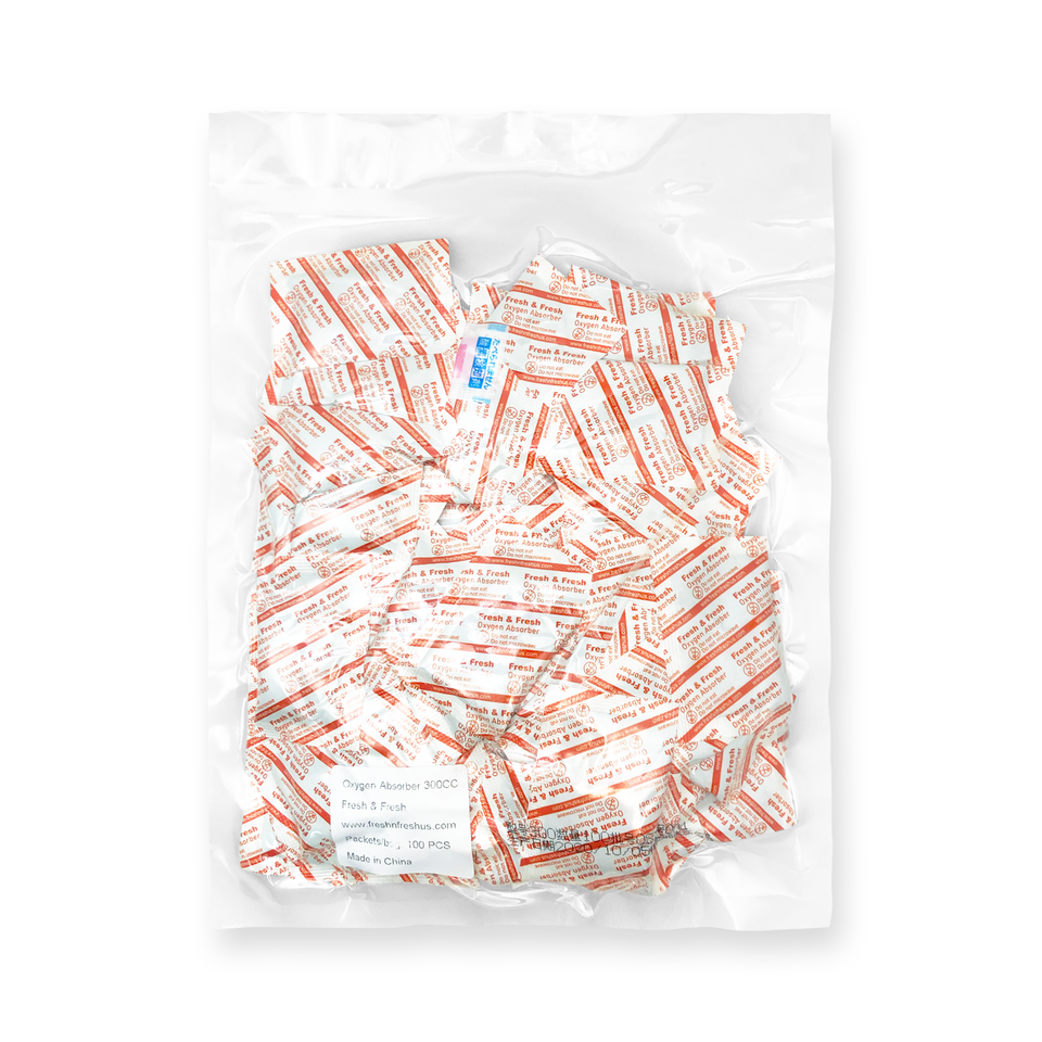 Fresh & Fresh (200 Packet) 300 CC Premium Oxygen Absorbers-(2 bag of ...