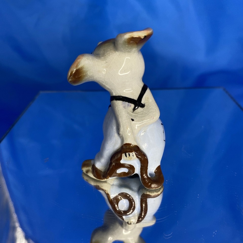 Vintage Ceramic Mouse In Overalls Cute Derpy Made In Japan 2.75” Tall ...